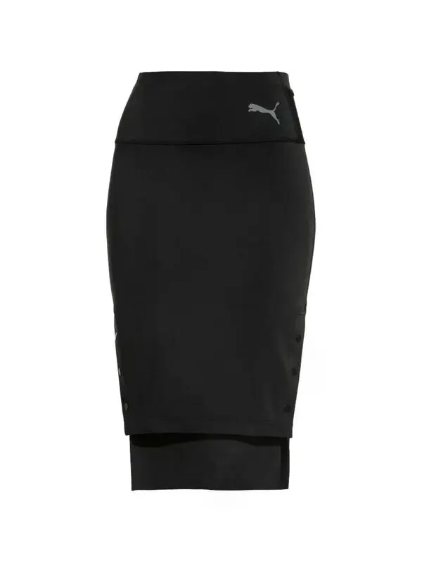 PUMA Elastic-waist Straight Skirt - Black
