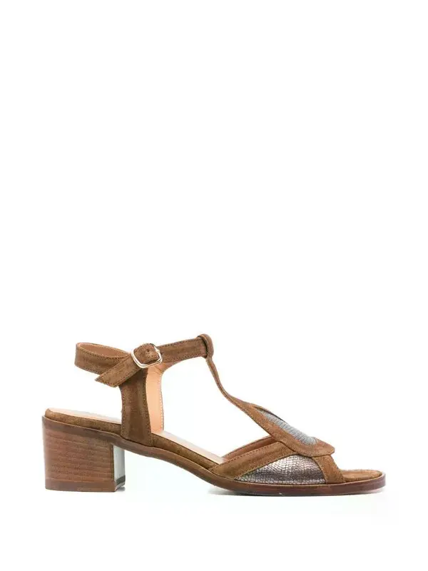 LA BOTTEGA DI LISA Buckle Strap Sandals - Brown
