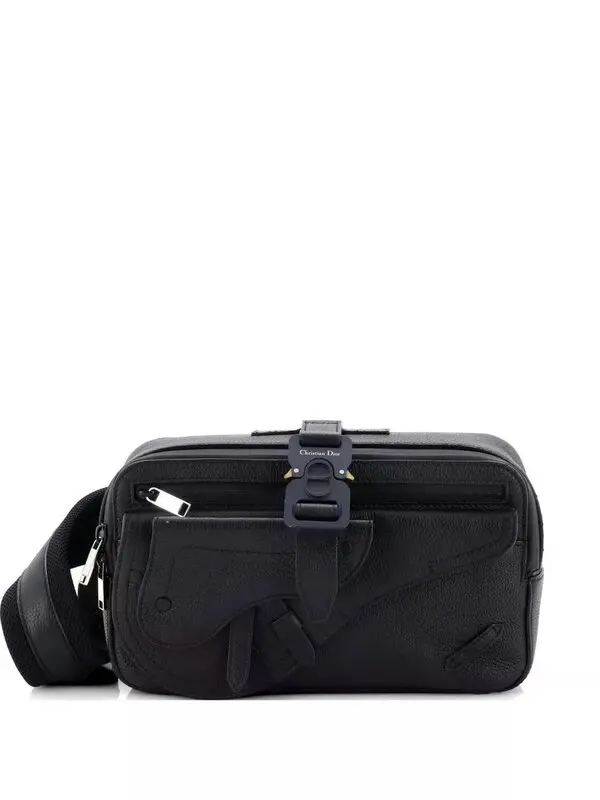 Dior Homme Saddle Leather Backpack - Black