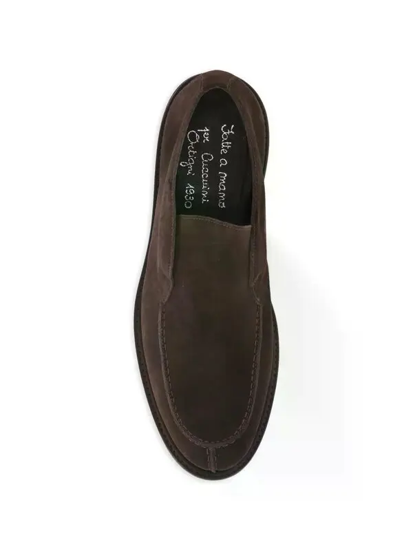 ORTIGNI Leather Desert Boots - Brown