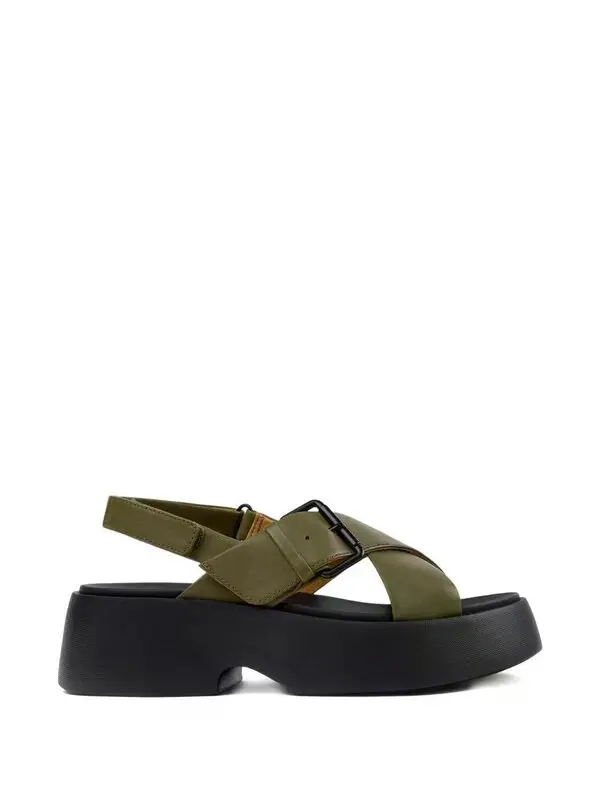 Camper Tasha Buckle-strap Sandals - Green
