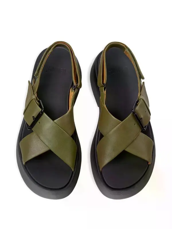 Camper Tasha Buckle-strap Sandals - Green
