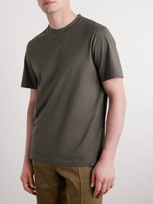 Brioni Cotton-jersey T-shirt