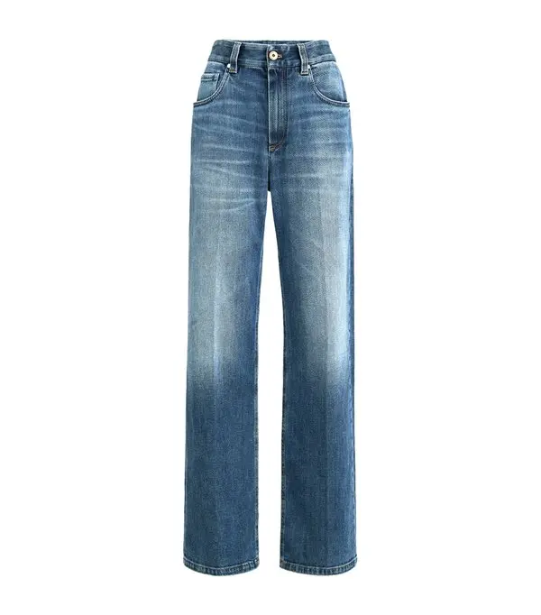 Brunello Cucinelli Straight Fit Jeans - Blue