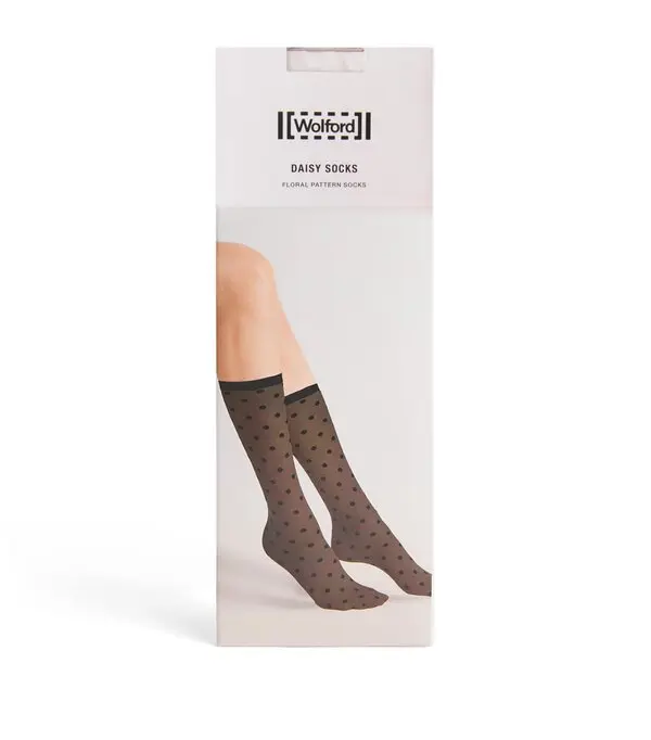 Wolford Daisy Mid-calf Socks - White