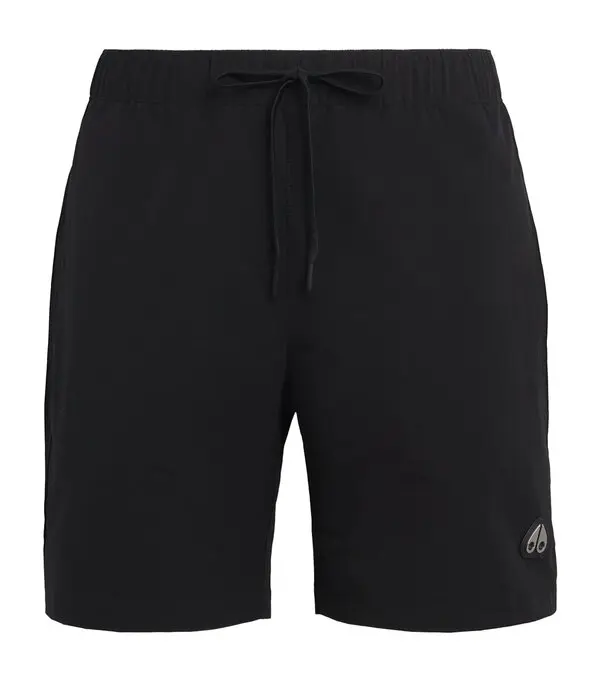 Moose Knuckles Drawstring Swim Shorts - Black