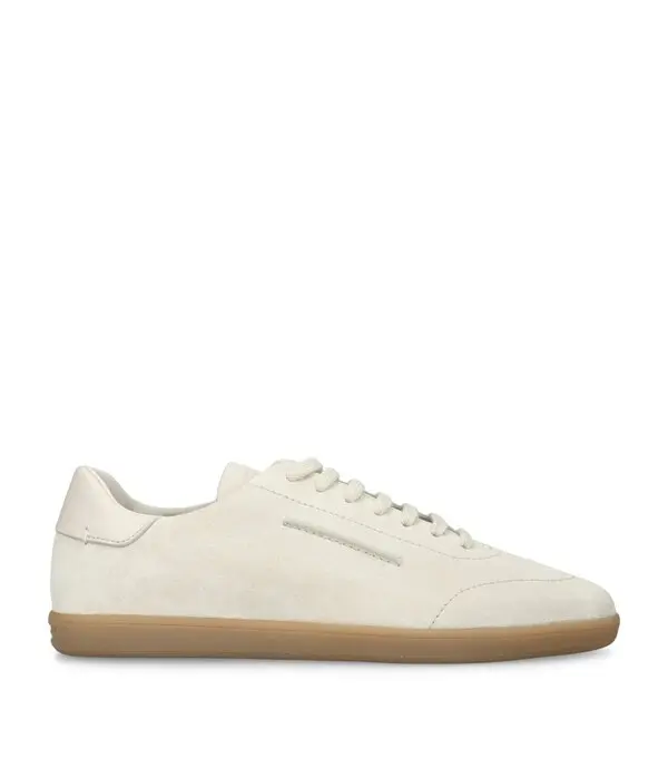 Zegna 232 Suede Sneakers - White