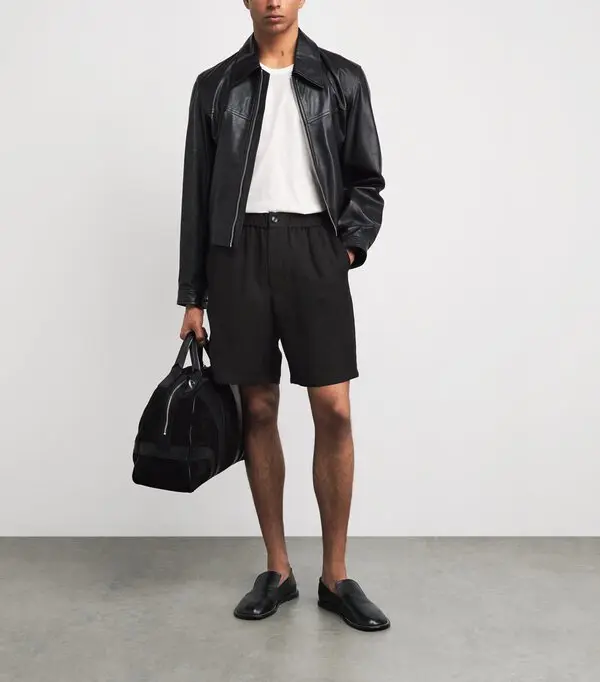 Ami Mid-rise Straight Shorts