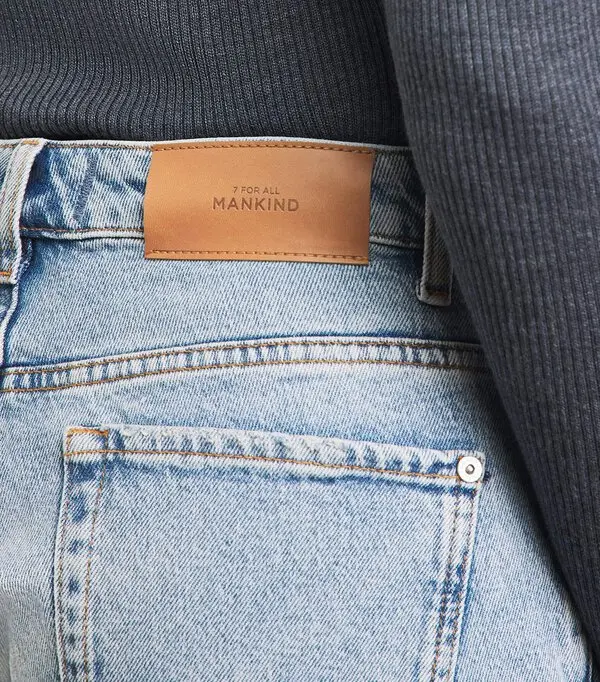 7 For All Mankind Calie Mid-rise Straight Jeans