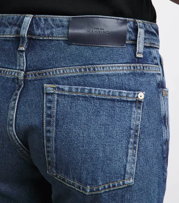 7 For All Mankind Calie Mid-rise Straight Jeans