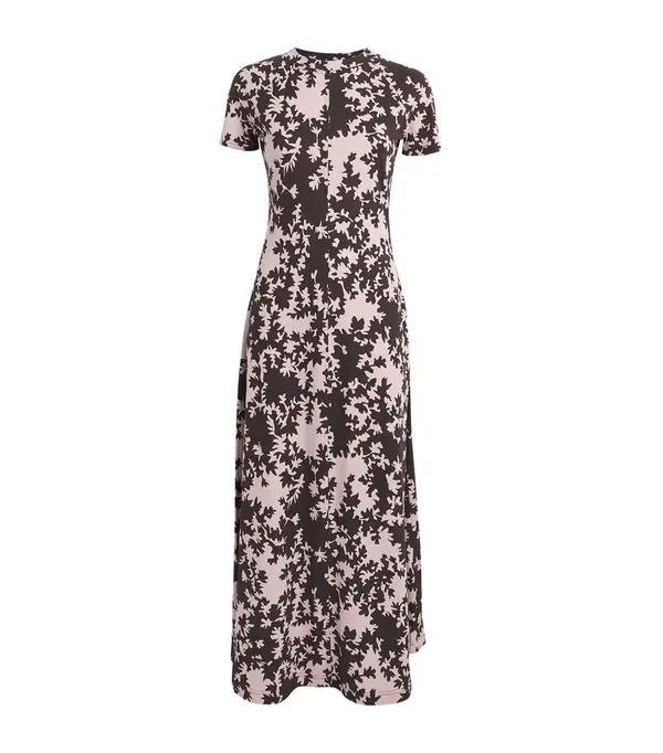 ME+EM Cotton Maxi Dress - Pink