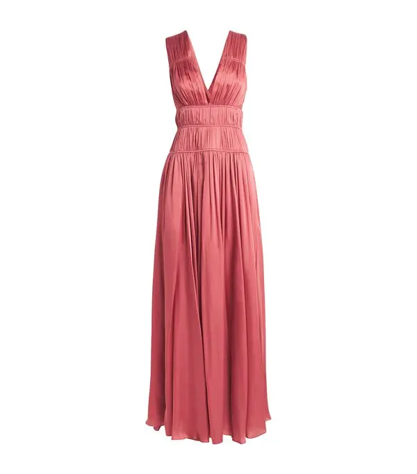 Ulla Johnson Silk Boheme Gown - Pink