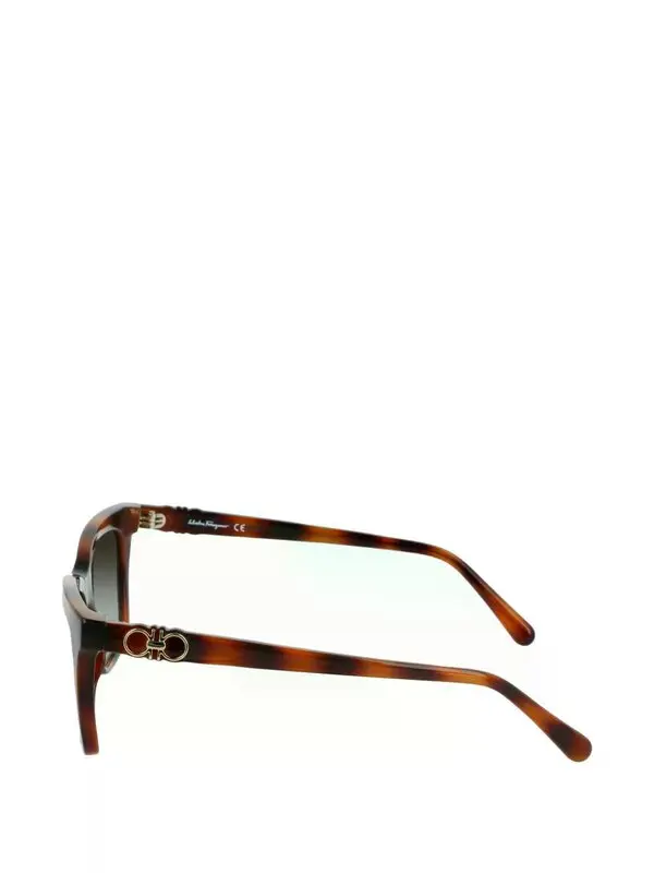 FERRAGAMO Square Full-rim Sunglasses - Brown