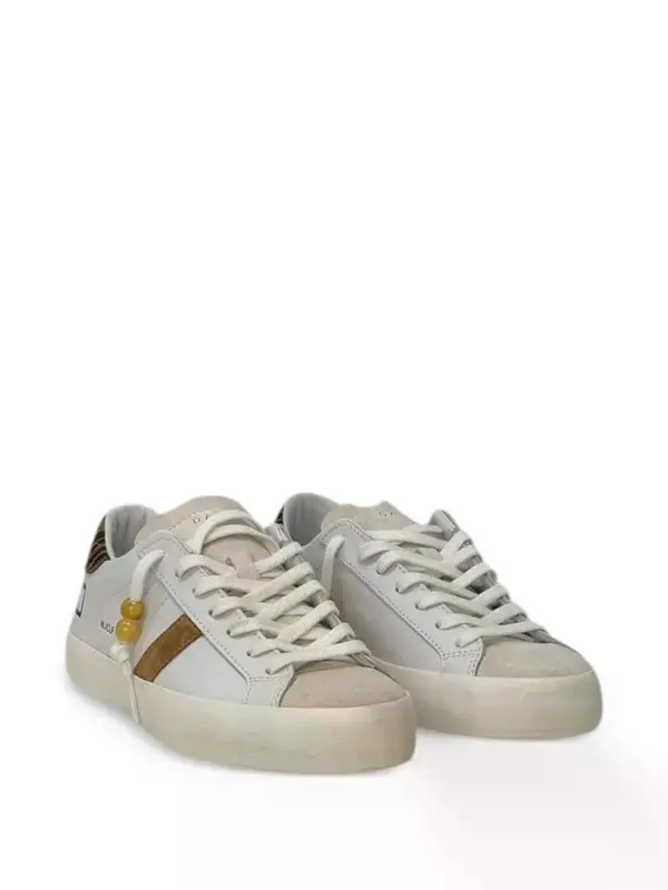 D.a.t.e. Hill Low Tiger-print Sneakers - Neutrals