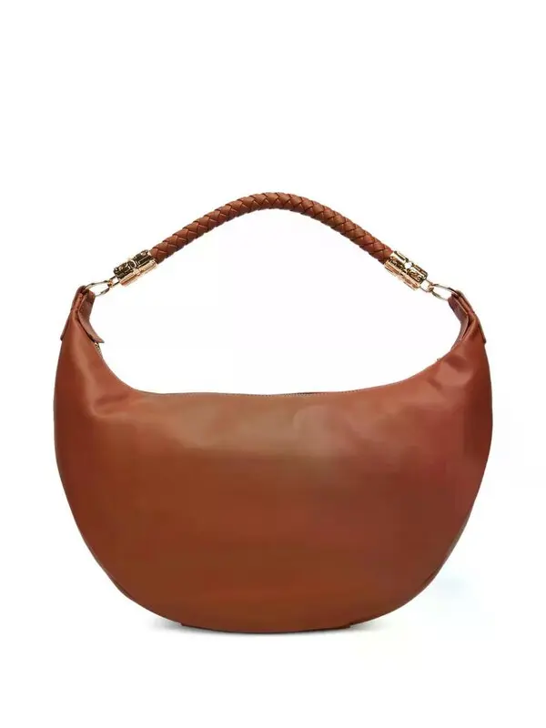 Moschino Logo-detail Braided-handle Tote Bag