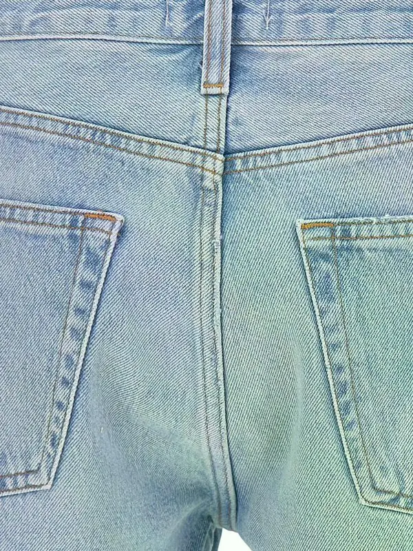 AGOLDE Parker Long Denim Shorts