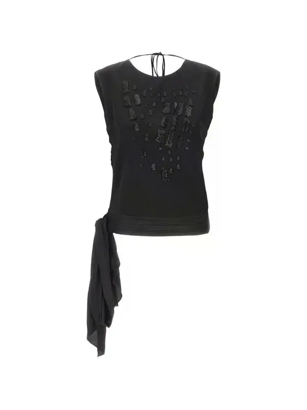 JACQUES Jewel-embroidered Top