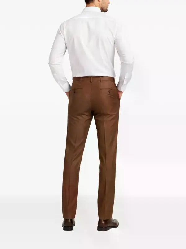 FRANZESE COLLECTION Stefano De Martino Flat-front Trousers