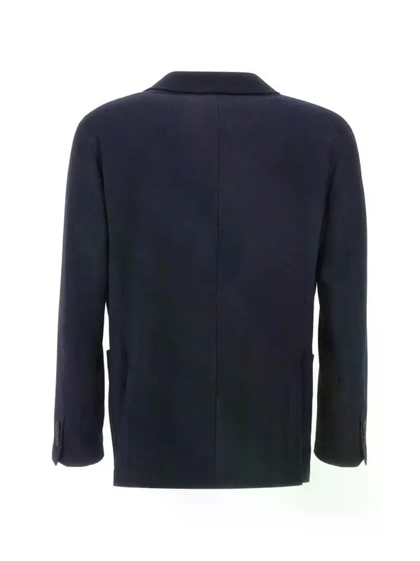 MANUEL RITZ Logo-pin Patch-pocket Blazer