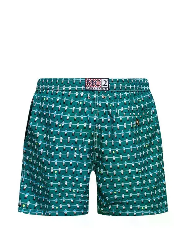 MC2 SAINT BARTH Drawstring Swim Shorts - Green