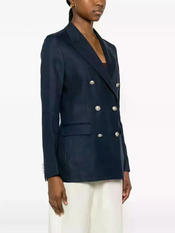 Tagliatore Double-breasted Blazer - Blue