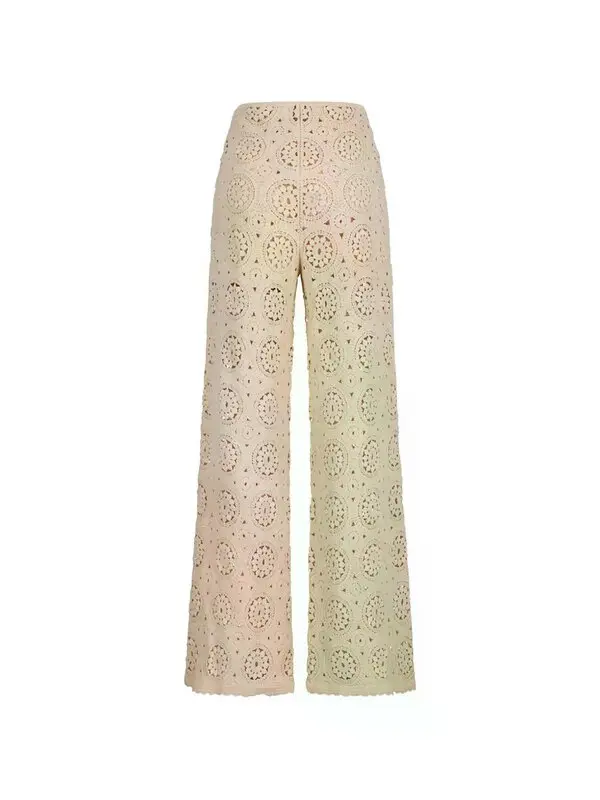 FRAME Crochet Trousers