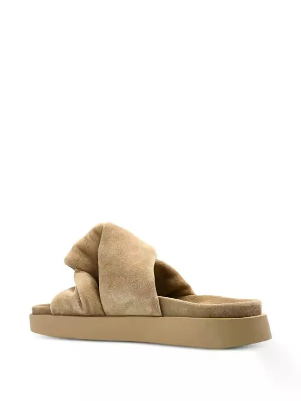 Inuikii Twisted Leather Slides