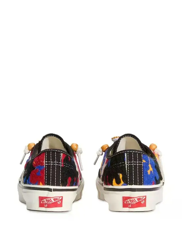 VANS Embellished Floral Print Sneakers