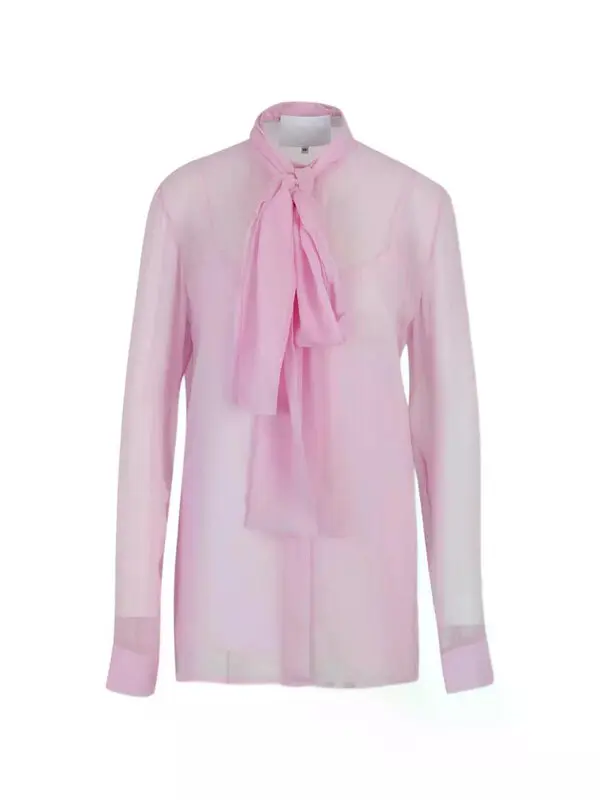 Costarellos Tie-neck Blouse