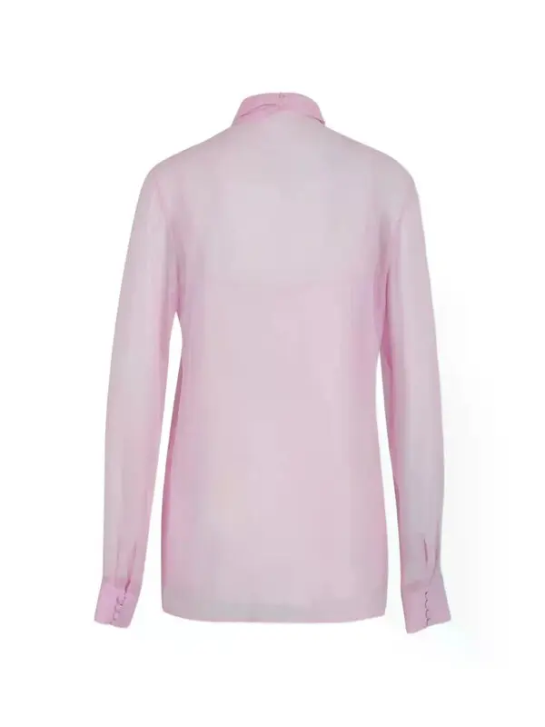 Costarellos Tie-neck Blouse