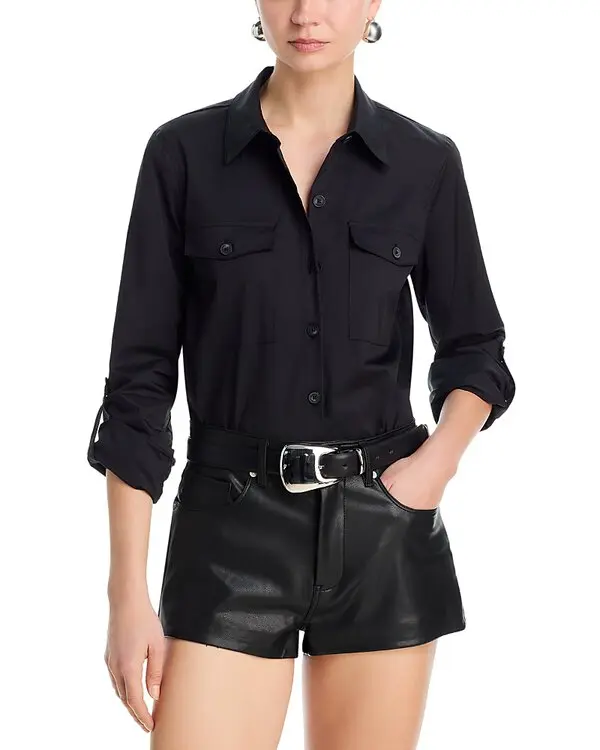 L'Agence Pearson Blouse - Black