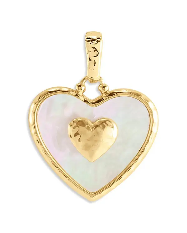 ANABEL ARAM Heart Charm Pendant - Gold
