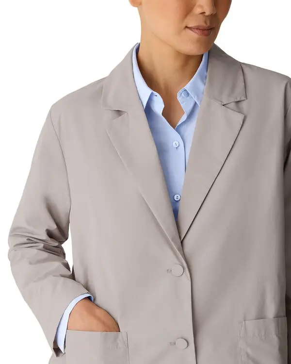 Eileen Fisher Light Cotton Nylon Easy Blazer - Dove