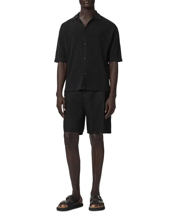 ALLSAINTS Heart Peace Cardigan Shirt - Black
