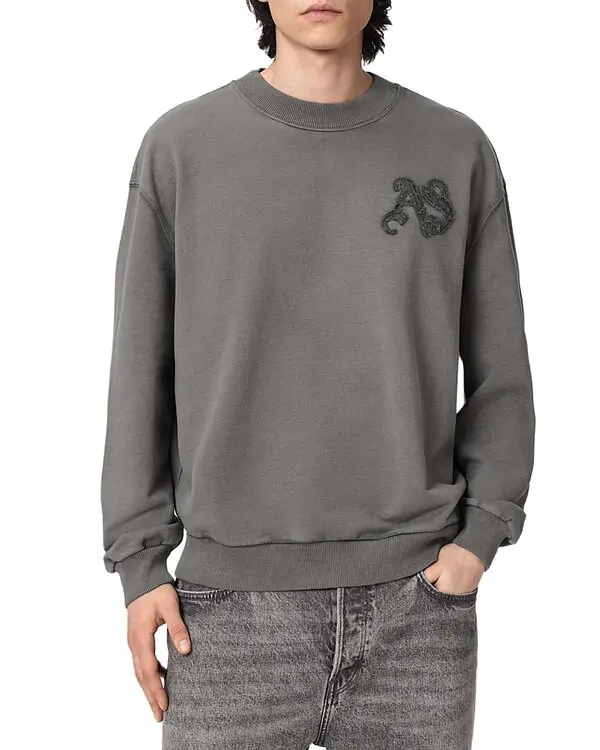 ALLSAINTS Insignia Crew - Washed Black