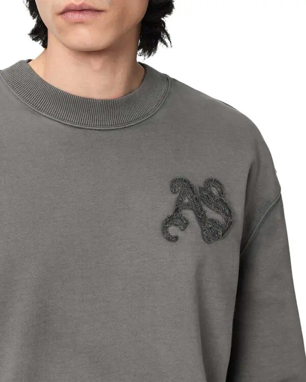 ALLSAINTS Insignia Crew - Washed Black