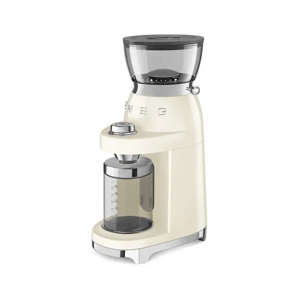 SMEG Coffee & Espresso Conical Burr Grinder - Cream