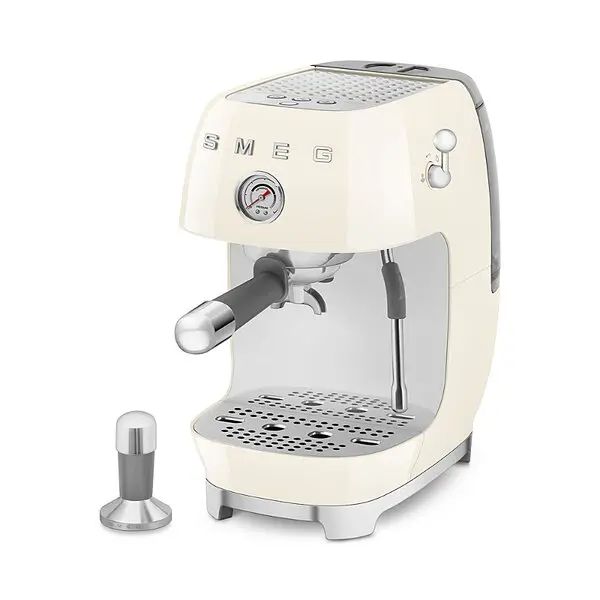 SMEG Retro Espresso Machine - Beige