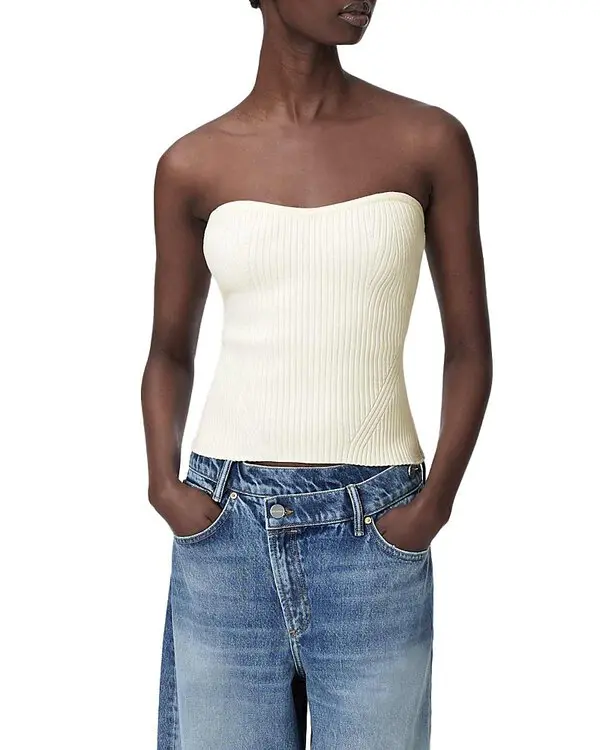 ALLSAINTS Cruz Bandeau Top - Chalk White
