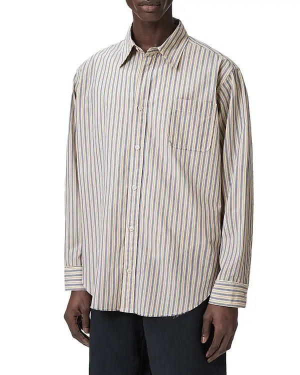ALLSAINTS Roma Oversized Fit Shirt - Sherbert Yellow