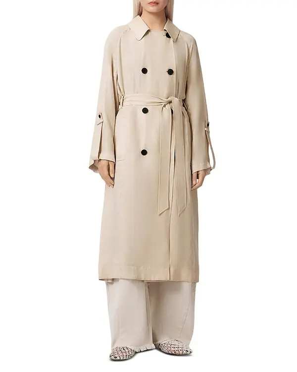 ALLSAINTS Lizie Trench Coat - Parchment