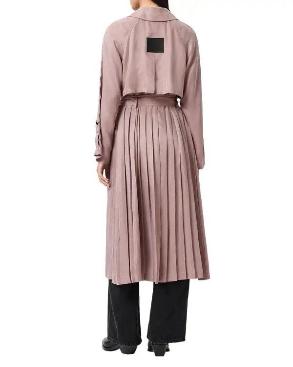 ALLSAINTS Lizie Trench Coat - Shadow Pink