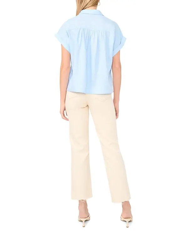 1.State Collared Top