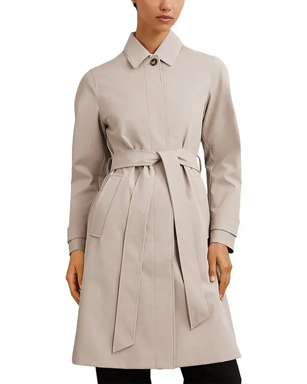 REISS Logan Overcoat - Neutral