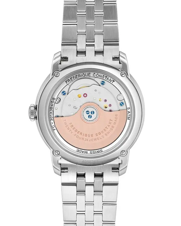 FREDERIQUE CONSTANT Classic Automatic Watch 39mm - Silver/blue