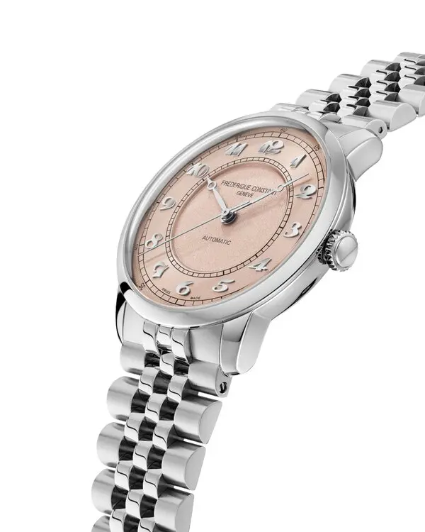 FREDERIQUE CONSTANT Classic Automatic Watch, 39mm - Silver/pink