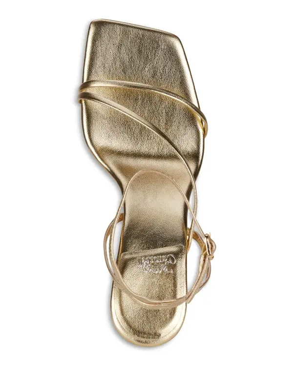 Jeffrey Campbell Strappy Wedge Sandals - Light Gold