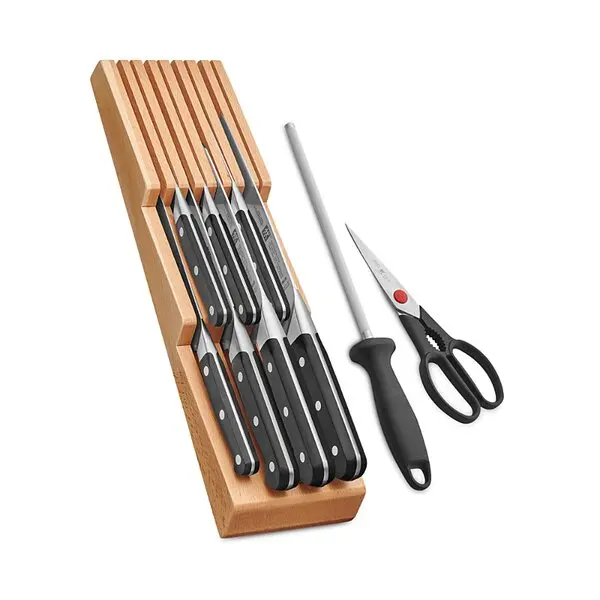 ZWILLING Pro 10 Piece Knife Set - Natural