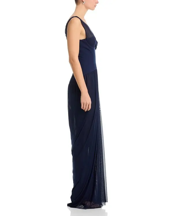 Black Halo Sylara Gown - Navy