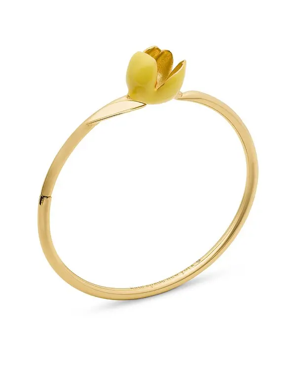 Kate Spade New York Golden Bloom Bangle Bracelet - Yellow